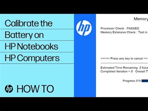 Solved Calibration Hp Laptop Battery Hp Support Community