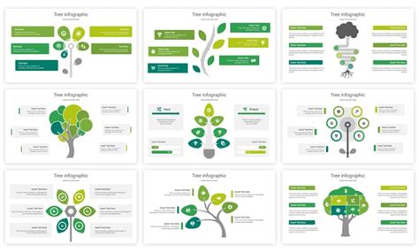Tree Infographic Powerpoint Template Incl Growth And Sustainability Envato