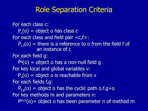 Ppt Role Based Exploration Of Object Oriented Programs Powerpoint