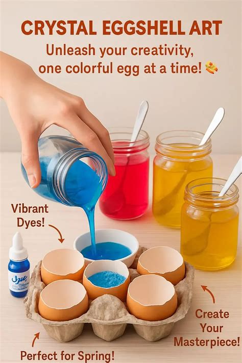 Crystal Eggshell Art