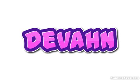 Devahn Logo Free Name Design Tool From Flaming Text