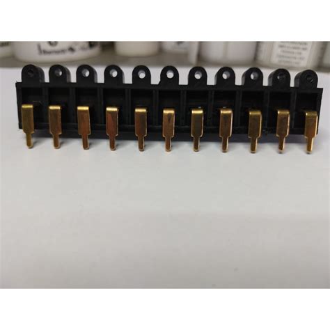 Conector 11 Terminais Dourado Shopee Brasil