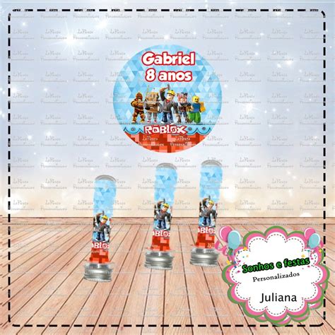 Rótulo Para Tubete Roblox Elo7 Produtos Especiais