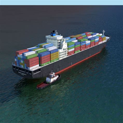 화물선 및 예인선 3d 모델 80 C4d Dae Fbx Max Ma Blend Free3d