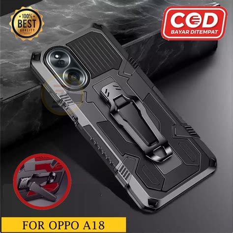 Jual CASING HP OPPO A PREMIUM CASING STANDING BELT CLIP HARD CASE ROBOT NEW COVER Shopee