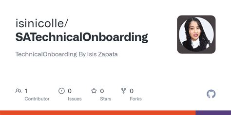 Github Isinicollesatechnicalonboarding Technicalonboarding By Isis