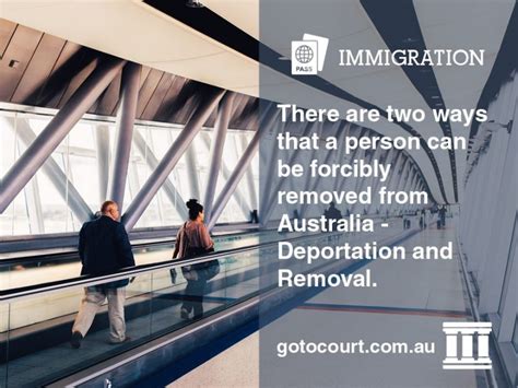 Deportation Removal From Australia Immigration Law