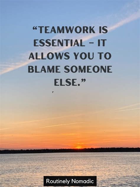 Funny Teamwork Quotes For Work