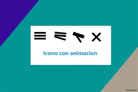 como crear un icono de hamburguesa animado en css