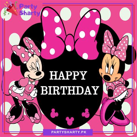 Minnie Mouse Happy Birthday 3