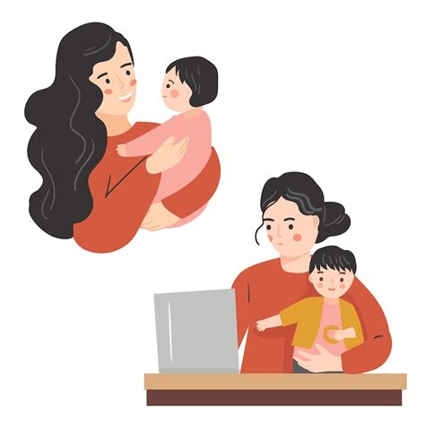 엄마 일러스트 이미지 Freepik에서 무료 다운로드