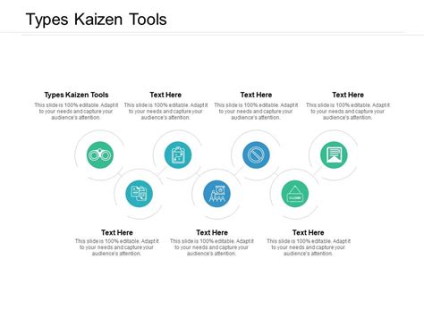 Types Kaizen Tools Ppt Powerpoint Presentation Gallery Tips Cpb