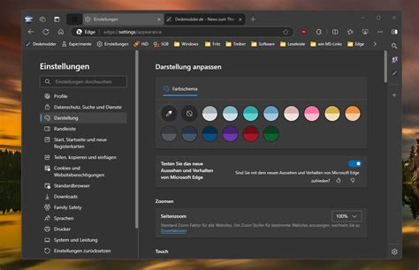 Halaman Apperance Di Settings Di Microsoft Edge Akan Diperbarui Begini Tampilannya Winpoin