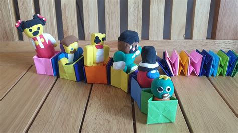 상자 종이접기ㆍ기차 종이접기ㆍ꽃 Youtube