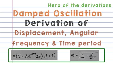 Damped Oscillations Ncert At Vivian Donnelly Blog