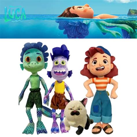 Cartoon Disney Pixar Alberto Luca Sea Monster Dolls Soft Stuffed Plush