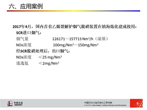 中石化大连院专家分享 乙烯裂解炉烟气脱硝技术