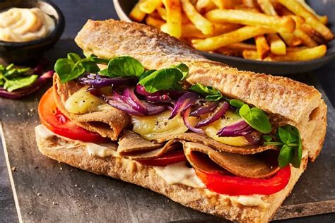 Vegetarian Roast Beef Sandwich Recipe With Meat Free Quorn Slices