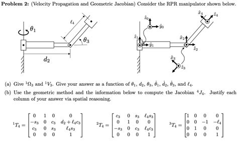solved problem 2 velocity propagation and geometric jacobian