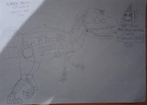 I Made An Sentinel T Rex Concept Art Rmurderdronesofficial