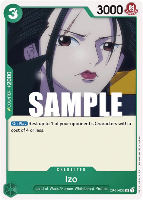 Optcg Products [op01 033] Izo