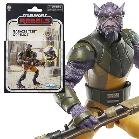 Star Wars The Vintage Collection Garazeb Zeb Orrelios 3 34 Inch Action