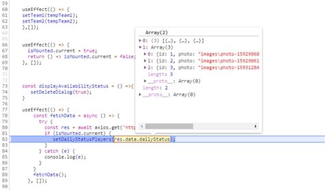 Reactjs While Iterating The Array The Records Are Not Completely