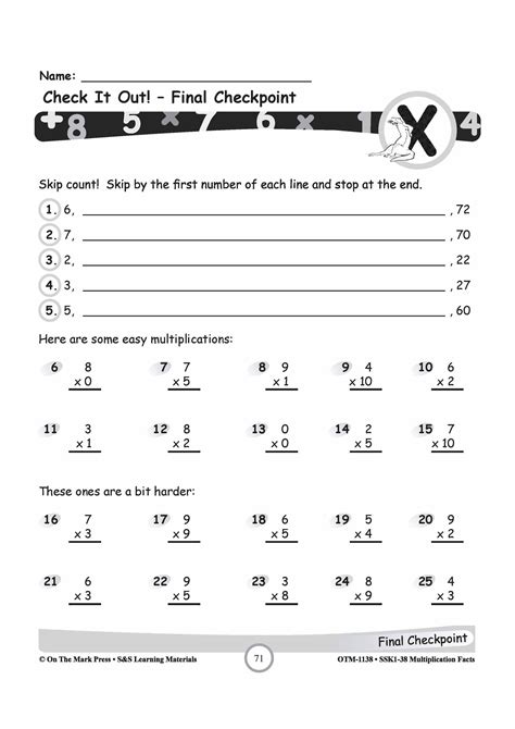 Divide And Conquer Bigger Multiplication Worksheets Grades 3 5
