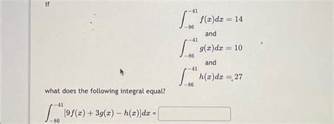 solved if what does the following integral equal 41 √