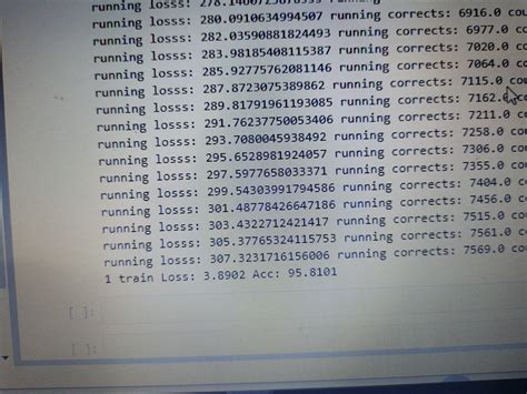 training loss keeps increasing by approx double after each iteration