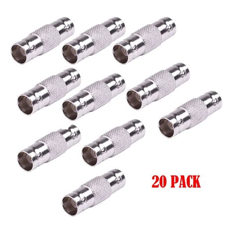CCTV Camera BNC Female To BNC F Coupler Cable Converter Connector Adapter 20 Pk Walmart Com