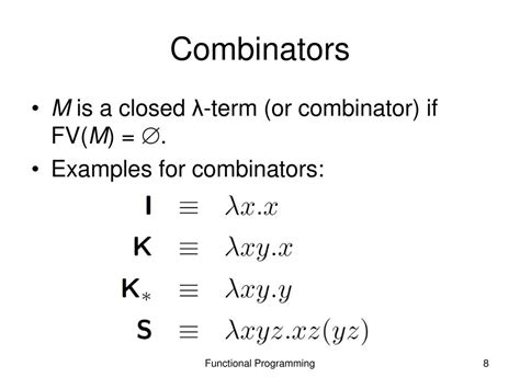Introduction To The λ Calculus And Functional Programming Languages Ppt Download