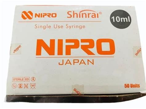 Central Luer Slip 10ml Nipro Shinrai Syringe 24g 50 Piece At ₹ 400 Box In Bahraich