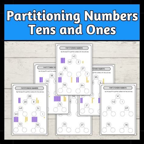 Partitioning Numbers Into Tens And Ones Primaryresourcerack