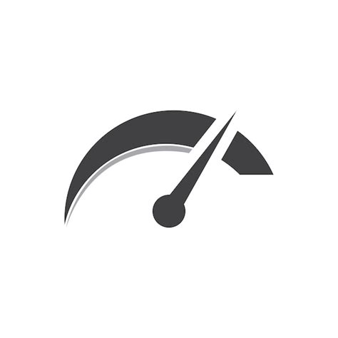 Premium Vector Speedometer Flat Design Vector Icon