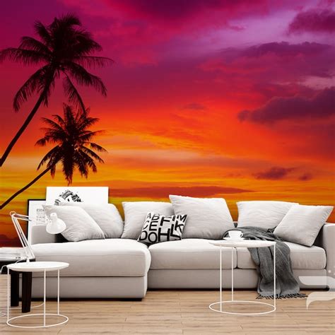 Sunset Wall Mural Etsy