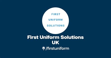 First Uniform Solutions Uk Twitter Facebook Linktree