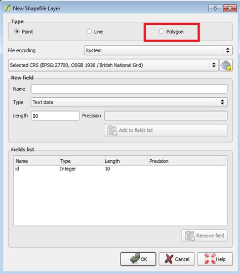 Qgis Add Feature Tool Does Not Alow Adding A Polygon Just Points