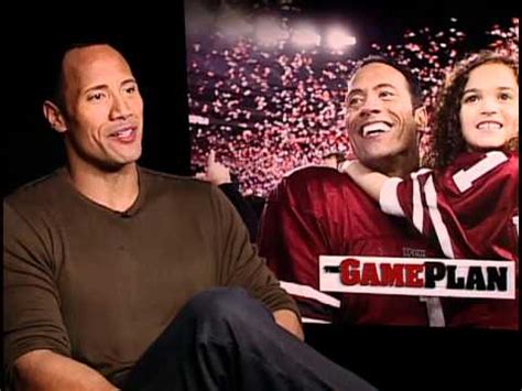 The Game Plan Exclusive Dwayne The Rock Johnson Interview Youtube