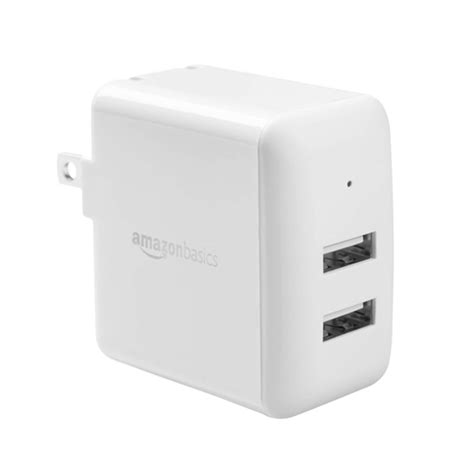 Amazonbasics W Two Port Usb A Wall Charger For Clark Deals