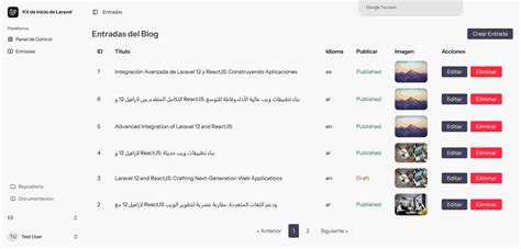 Laravel 12 Reactjs Starter Kit Add Multi Language Support Arabic