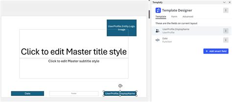 How To Create Smart Fields In Powerpoint Templafy Help Center