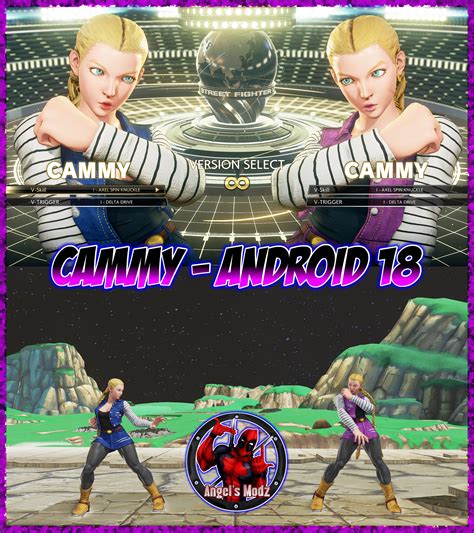 Cammy Android 18 Commission By Angelsmodz On Deviantart