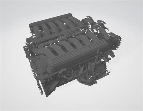 Bmw M73b54 Engine Digital Scan Mesh Stl Classic Daily