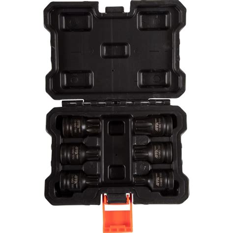 Набор ударных торцевых насадок (1/2" DR, TORX Т55-Т100 мм, L = 44 мм, 6 ...