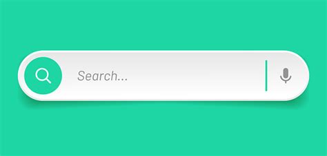 Ui Ux 디자인 및 웹 사이트에 대한 제안이 있는 검색 모음입니다 검색 주소 및 탐색 모음 아이콘입니다 웹 사이트에 대한 검색
