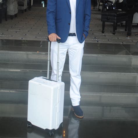 Barmes Freebase White Barmes Design Modular Suitcases Touch Of