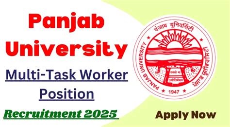 Panjab University Recruitment 2025 Notification Out Apply Now For Multi Task Worker Position