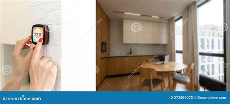 Woman Using Smartphone To Control Home Connectivity Interface Stock Image Image Of Device
