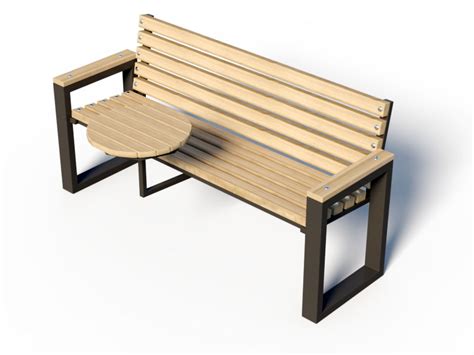 Лавка вулична зі спинкою та столиком Виробництво Київ